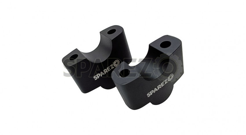 Royal Enfield Super Meteor 650 Aluminium Handlebar Risers 35mm Black