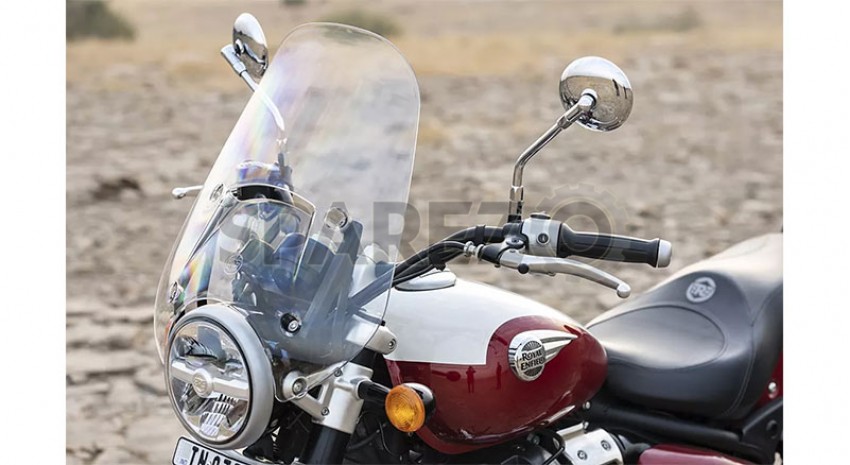 For Royal Enfield Super Meteor 650 Touring Screen Kit Clear