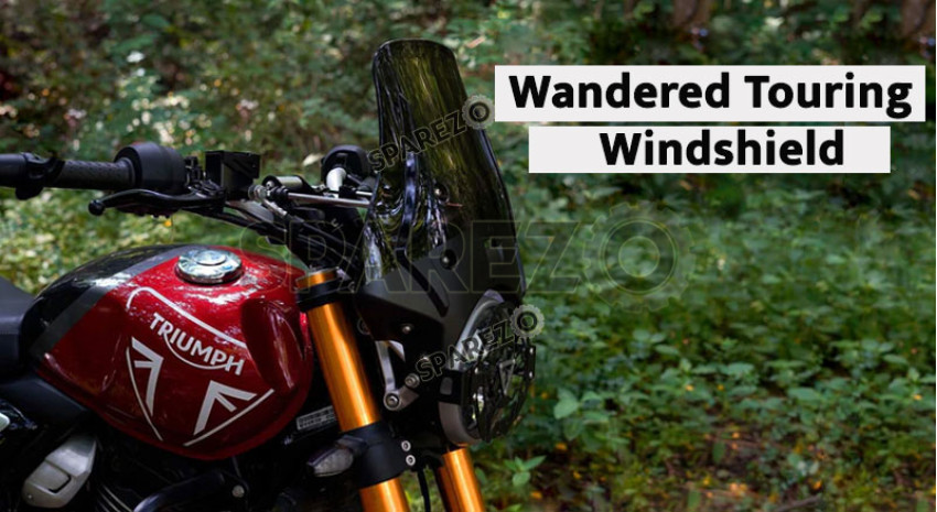 Fit For Triumph Speed 400 Wandered Touring Smoked Screen Windshield Kit