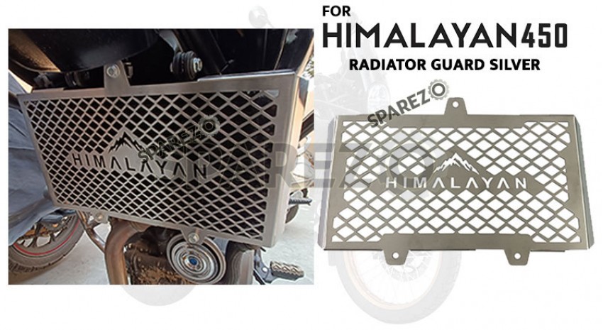 Fit For Royal Enfield New Himalayan 450 Oil Cooler Radiator Guard Silver