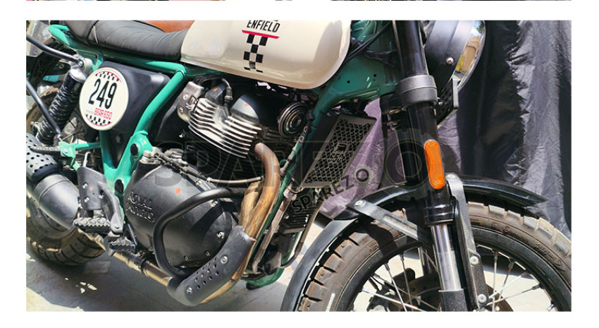 Fit For Royal Enfield Bear 650 Compact Engine Guard Black