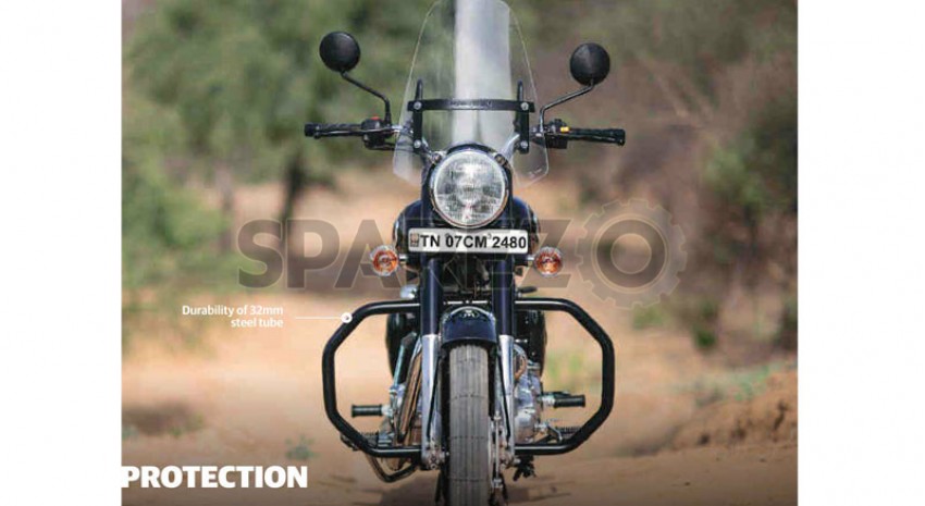 Genuine Royal Enfield Classic Bullet & Electra Octagon Engine Guard ...