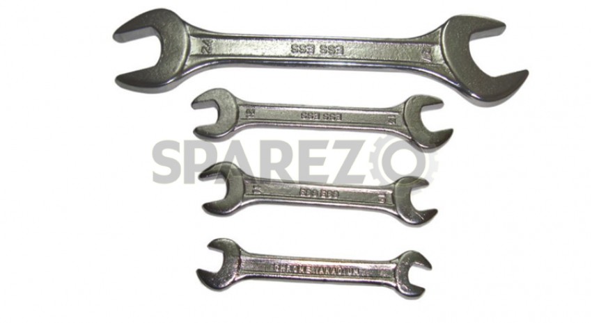 Lambretta Scooter Tool Kit Complete Set 7 Pieces With Pouch - Sparezo