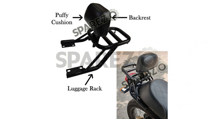 Royal Enfield Interceptor And GT 650 Rear Luggage Rack Carrier With ...