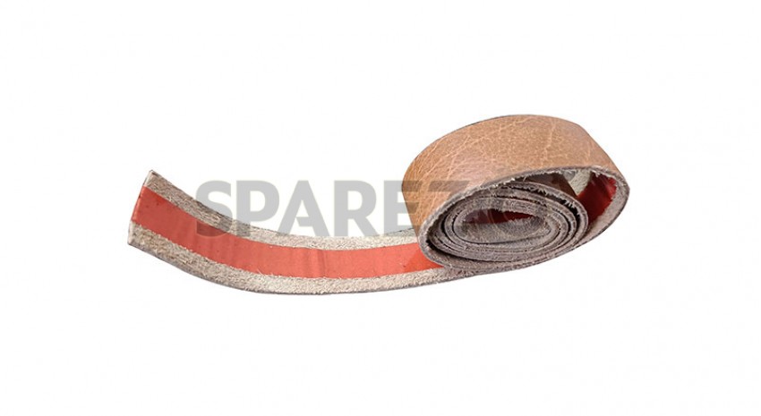 Royal Enfield GT And Interceptor 650 RH-LH Grip Leather Wrap Pair Tan Color