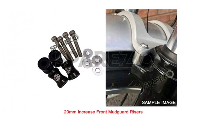 Royal Enfield GT And Interceptor 650cc Front Mudguard Risers 20mm