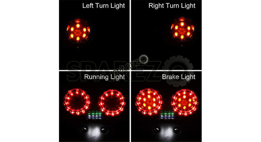Royal Enfield Interceptor And GT 650 LED Tail Lamp With Turn Signal ...
